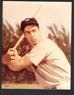 Joe Dimaggio Vintage 8x10 Color photo Team Issued | eBay