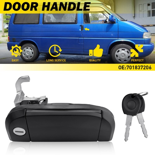 For Vw Transporter T4 Caravelle Front Right Exterior Door Handle W/Lock ...