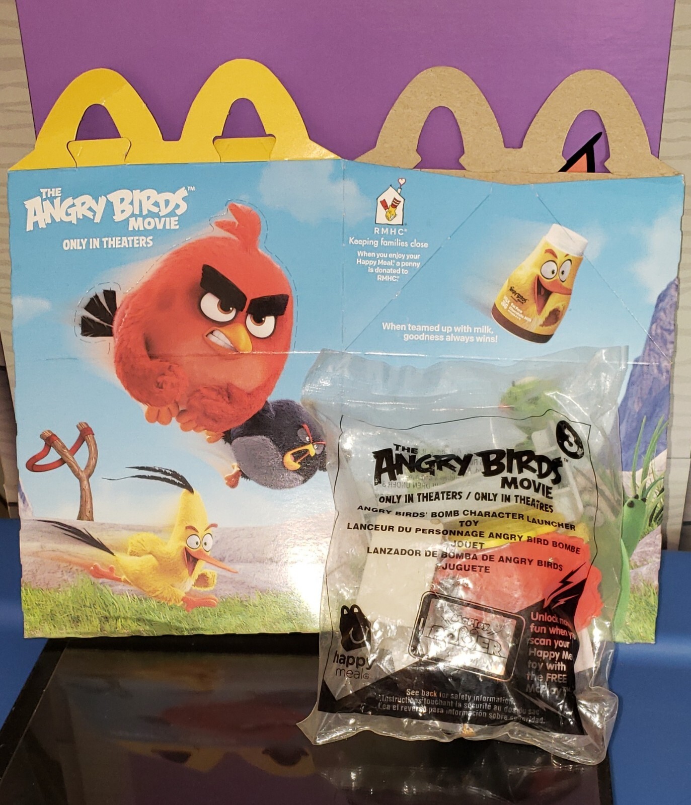2016 Angry Birds The Movie McDonald's Happy Meal Box Toy Bomb #3 | eBay