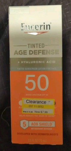 Eucerin Sun Age Defense SPF 50 Face Sunscreen Lotion - 2.5 oz ...