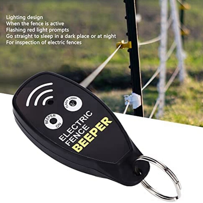 Fence Voltage Tester, Simple Red Light Electric Fence Beeper ...