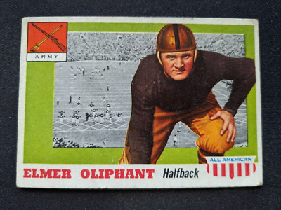1955 Topps All American Football Card # 45 Elmer Oliphant - Army (VG/EX ...