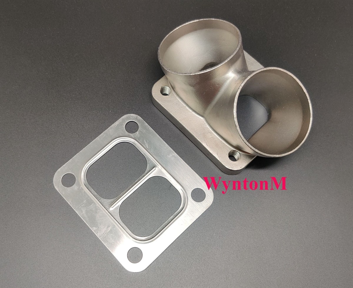 Split T4 Turbo Flange 002238 TiAL Sport T4 Divided Turbo Inlet Flange ...
