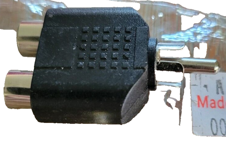 Dual RCA-Female to RCA-Male, Audio-Signal / Combiner / Splitter | eBay