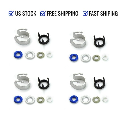 4pcs Fuel Injector O-ring Seals Repair Kit For AUDI A4 Jetta GLI GTI 1. ...