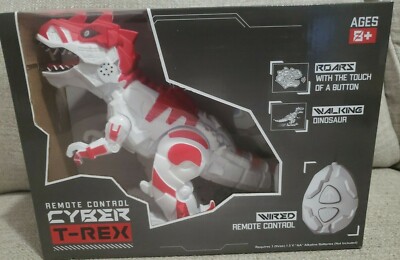 Cyber T Rex Remote Control Ages 8 Plus Wired Walks and Roars | eBay