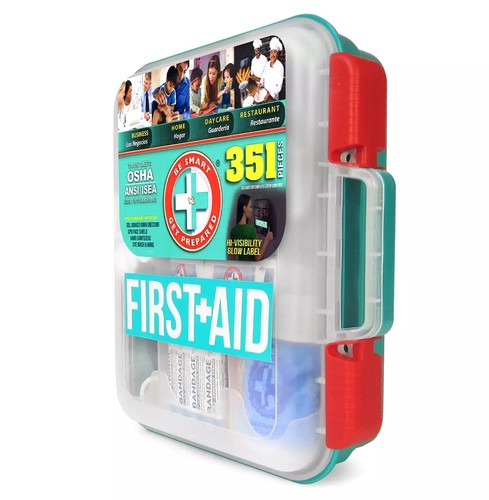 NEW 351 pc Emergency First Aid Kit Workplace OSHA ANSI FREE FAST ...