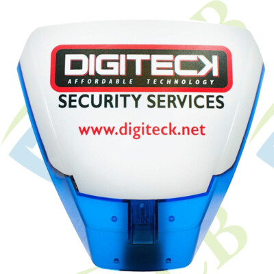 Plug & Play Dummy Intruder Alarm Bell Box with LED Backlight, Mains ...