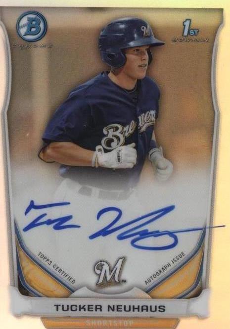 2014 Bowman - Prospect Autographs Chrome Tucker Neuhaus #BCAP-TN ...