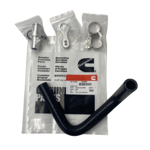 6.7L Coolant Hose Kit Cooler Bypass Adapter For Dodge Ram Cummins 2009 ...