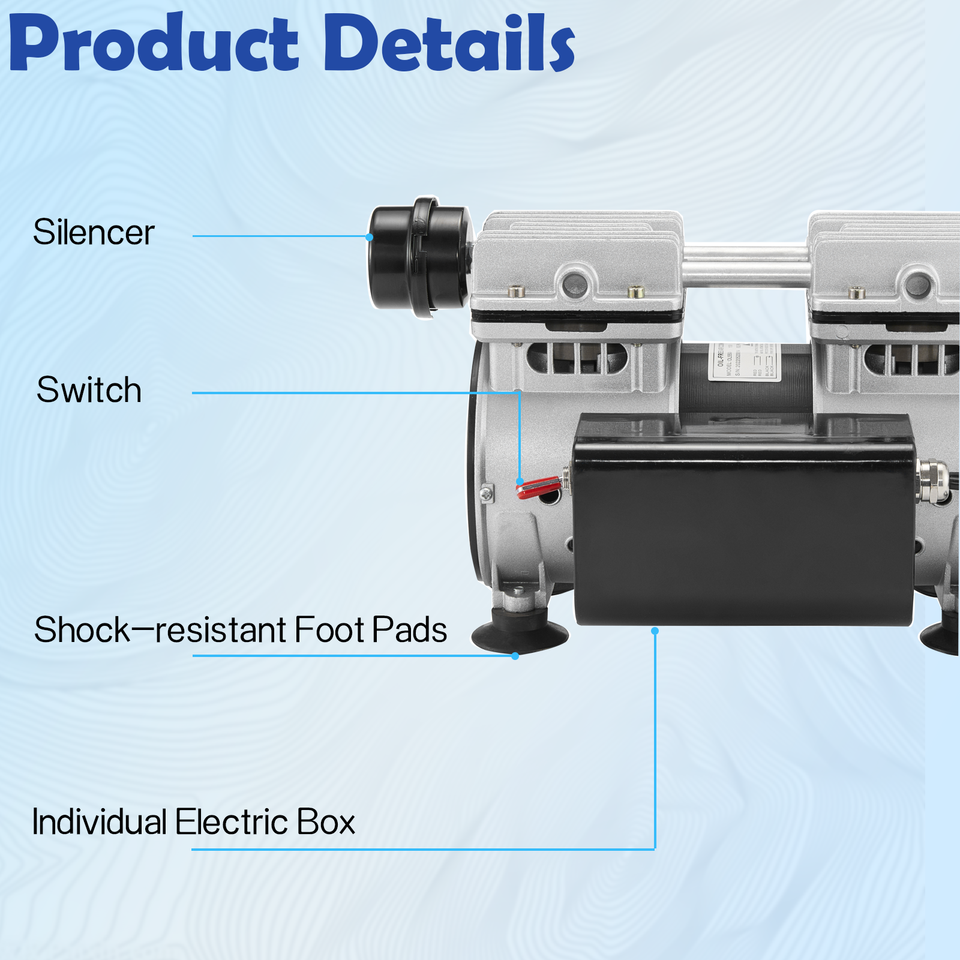 Pond Aerator Pump Lake Pond Aeration Timer Kit Self Weighted Hose Tube ...