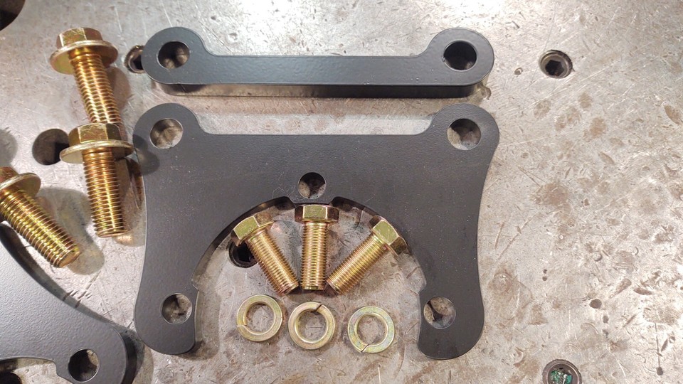 GM 14 Bolt SRW Disc Brake Conversion Brackets Kit Uses Super Duty ...