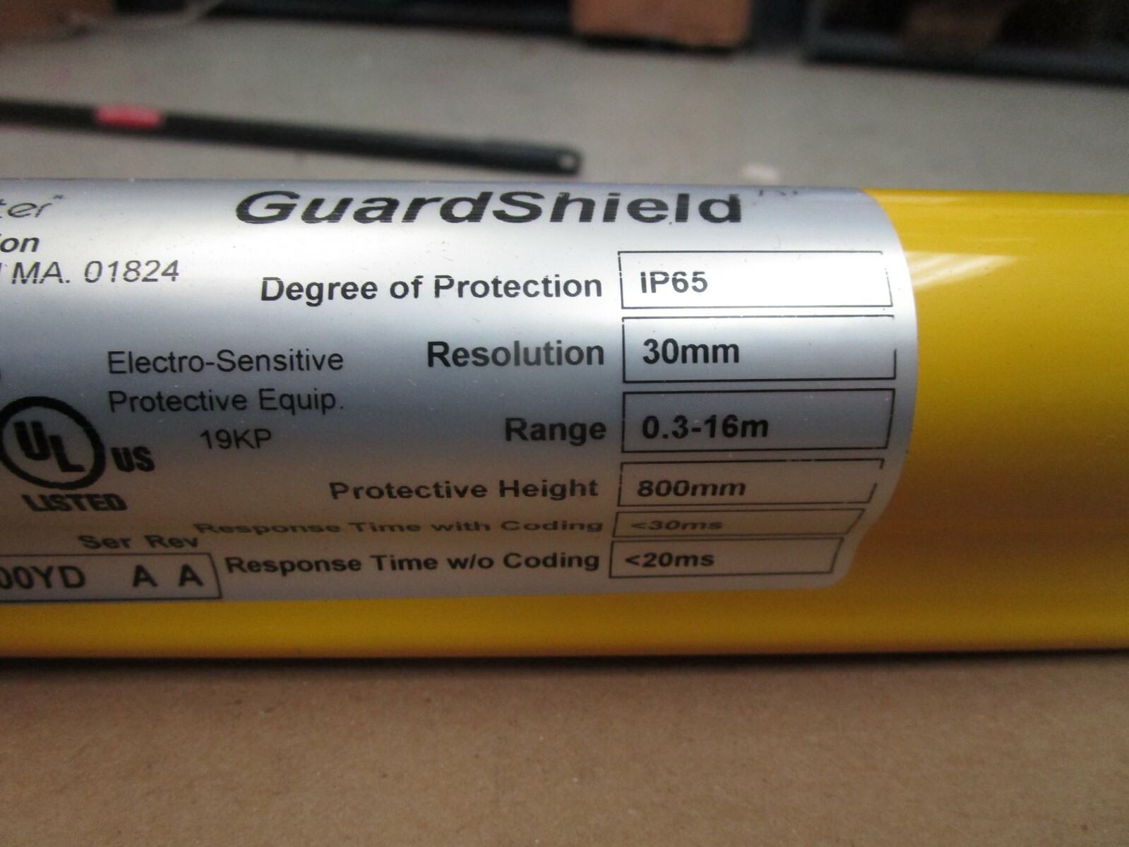 Allen Bradley GuardShield Lightcurtain 440L R4K0800YD 24 VDC Series A ...