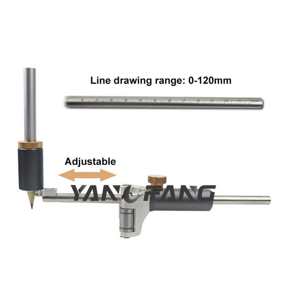 Woodworking Scribe Tool Linear Arc Scriber Kit Easy Grip for Acrylic W ...