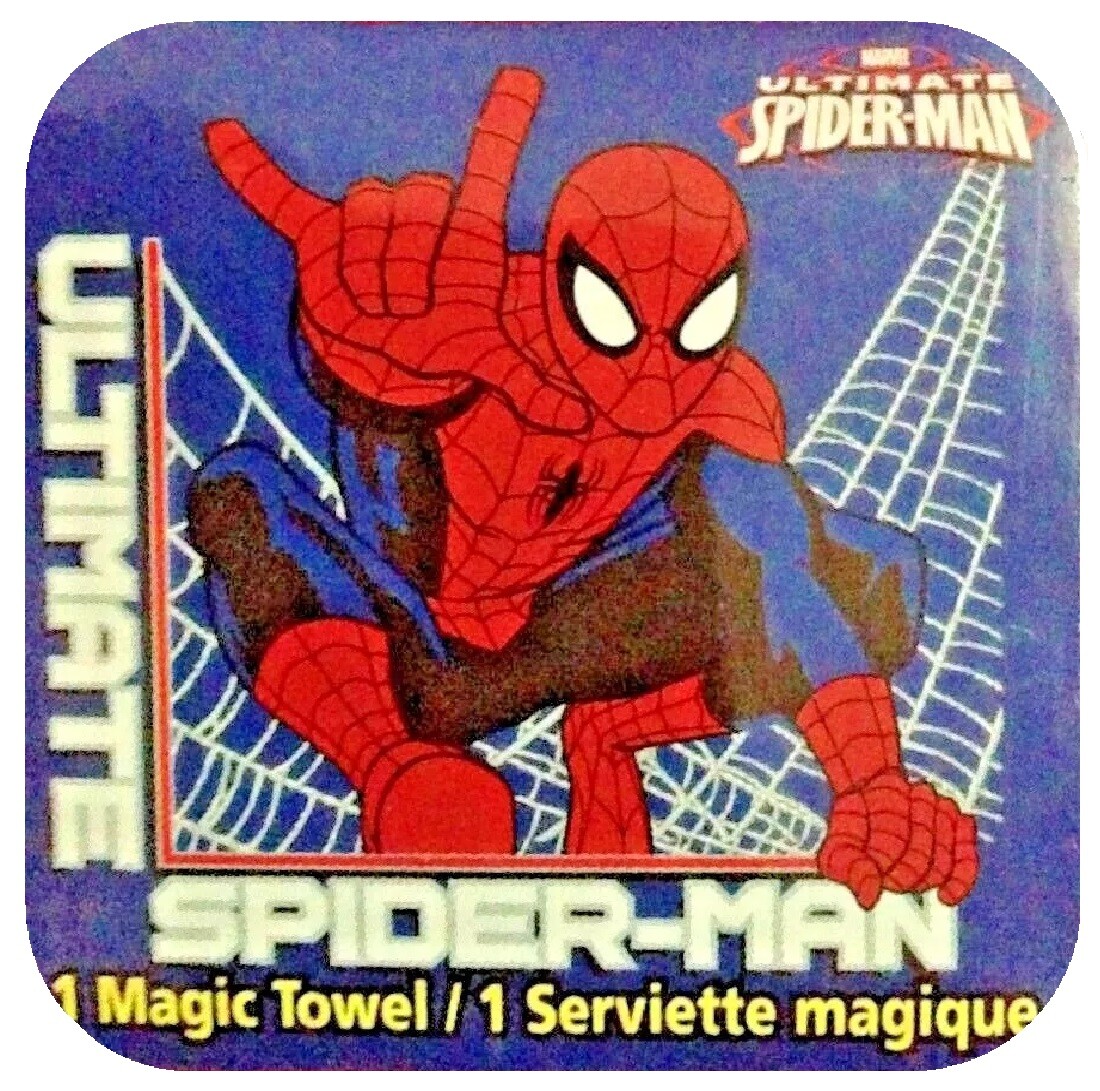 Marvel Ultimate Spider-Man Spidey 11" X 11" Magic Towel Disney ...