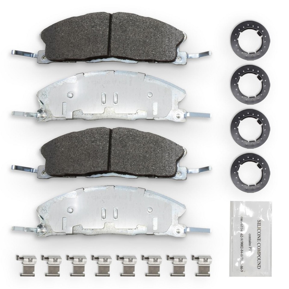 NRS Brakes Disc Brake Pad Set Front 2017-2019 Ford Police Interceptor ...