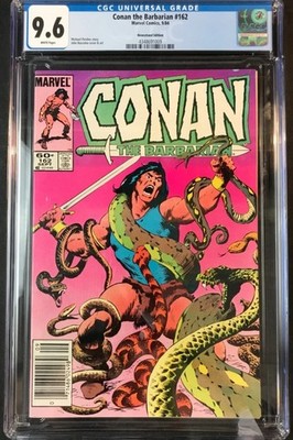 Conan The Barbarian #162 CGC 9.6 MCU Fafnir App NEWSSTAND Buscema NEAR ...
