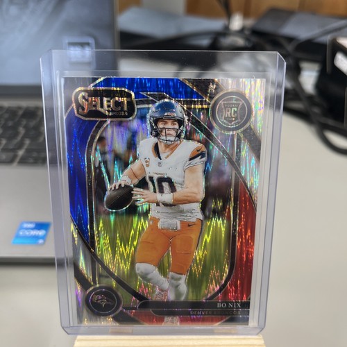 2024 Panini Select BO NIX PRIZM Red & Blue CLUB Level SHOCK RC Rare ...