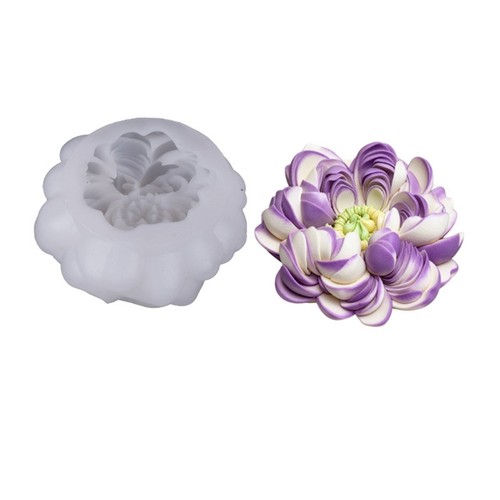 Peony Shape Silicone Cake Pan Easy Releases Designs for Festival ...