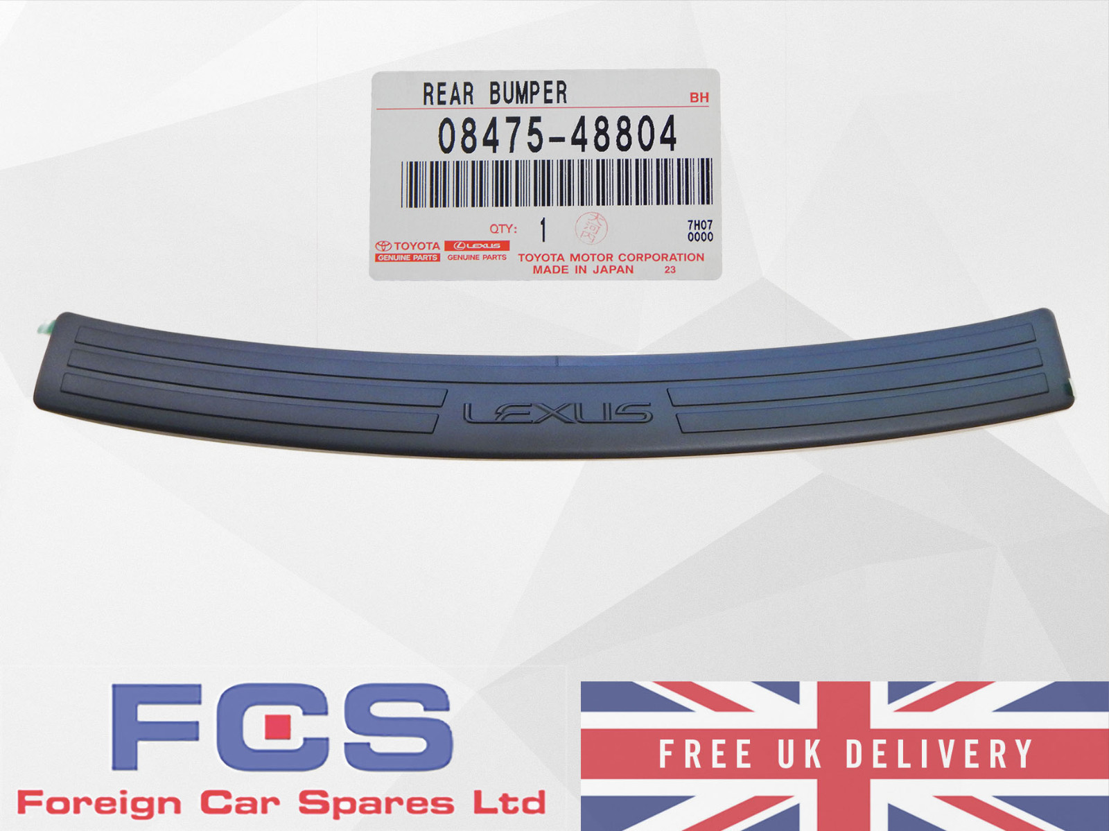 NEW GENUINE LEXUS RX400H RX300 RX350- REAR BUMPER PROTECTION PLATE ...