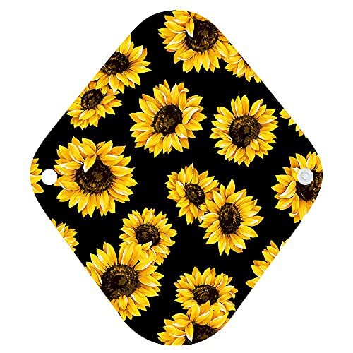 7 Pack Charcoal Bamboo Reusable Menstrual Pads Mama Panty Liners | eBay