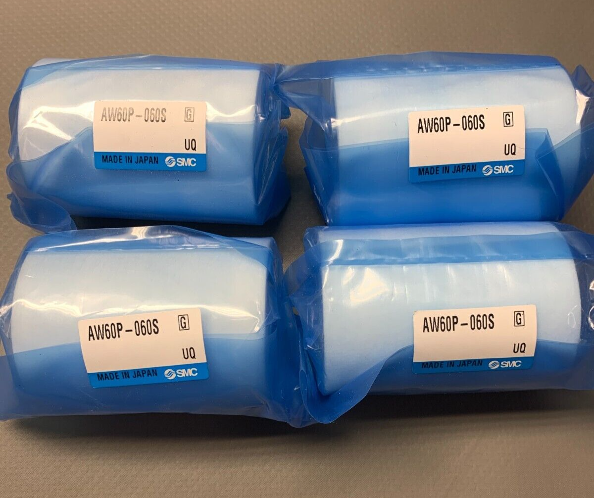 Lot of 4 - SMC - AW60P-060S - Pneumatic Filter Element - New | eBay
