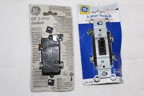 2 NEW GE 3-Way Grounding Toggle Switches General Electric | eBay