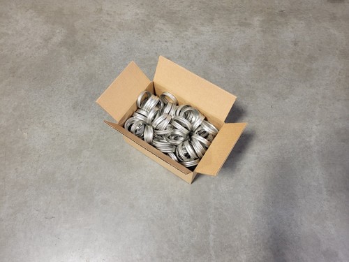 Authentic Ball Mason Jar Regular mouth Mason Jar Bands (Rings) 100 Fast ...