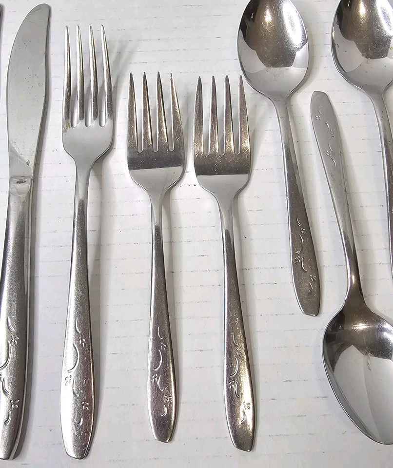 Vintage Silco Stainless Steel U.S.A. Flatware - 15 Piece | eBay