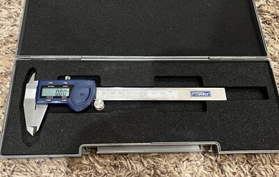 FOWLER DIGITAL CALIPER – electronic measuring tool – 6” or 150mm range ...