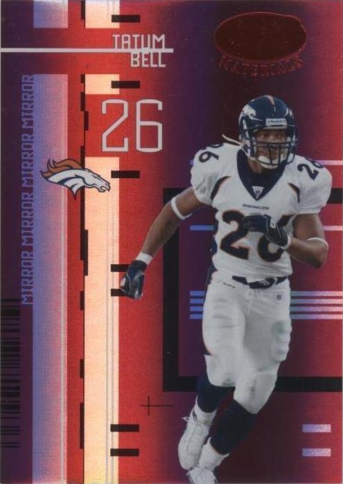 2005 Leaf Certified Materials - Tatum Bell #38 Mirror Red /100 for sale ...