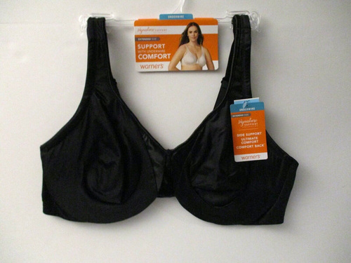 Warners bra signature support satin underwire size 42 C style 35002A ...