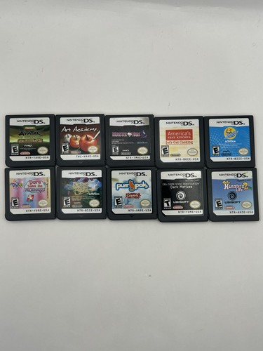 Nintendo DS Video Game Lot Of 10 Cartridges Only | eBay