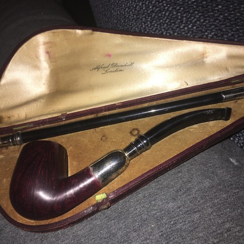 RARE ENGLISH ESTATE PIPE. DUNHILL BRUYERE Patent 1952 Cased Reading ...