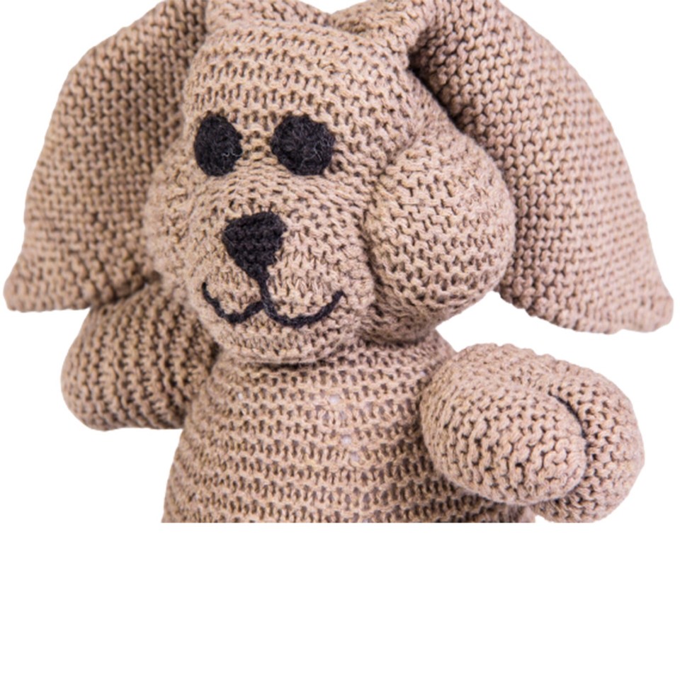 100% Cotton Rabbit Rag Plush Animal Toy ~ Beige | eBay