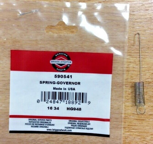 GENUINE BRIGGS & STRATTON GOVERNOR SPRING 590541 60mm 450E SERIES NEW ...
