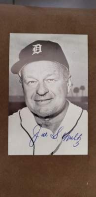 VINTAGE JOE SCHULTZ SIGNED AUTOGRAPH PHOTO 3.5x5.25" | eBay
