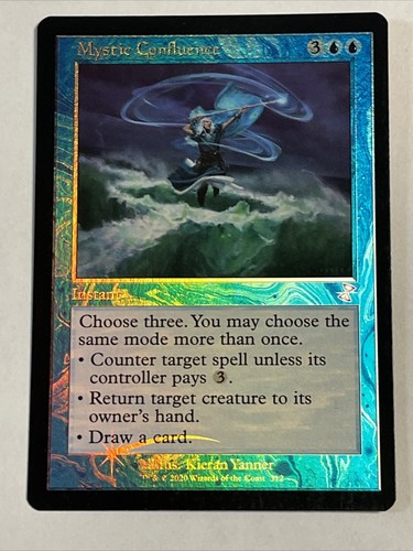 MTG *Mystic Confluence Foil X1* (NM) Time Spiral Remastered Magic Free ...