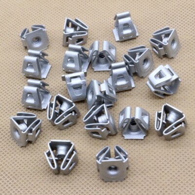 20Pcs Radiator Grille Panel Push Nut 6510197AA For Chrysler Dodge Jeep ...