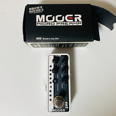 Mooer Micro Preamp 005 Brown Sound 3 Guitar Effects Pedal | eBay