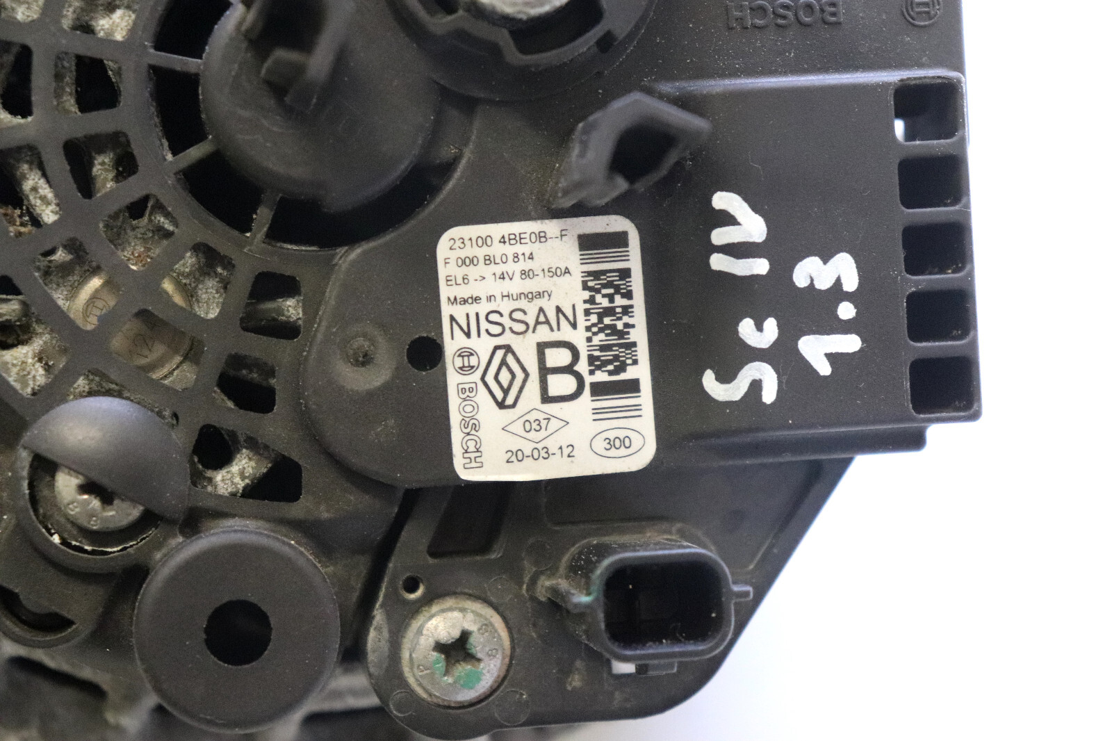 Renault Grand Scenic IV R9/J9 RFA 1.3TCE 231004BE0B Lichtmaschine ...