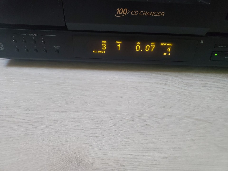 Sony 100 Disc CD Player Changer CDP-CX153 Mega Storage Working | eBay