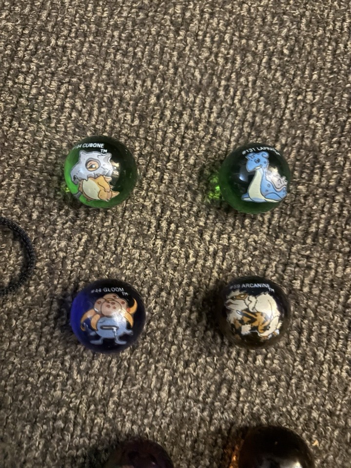 Pokémon Marbles Set Of 20 With Vileplume Bag | eBay