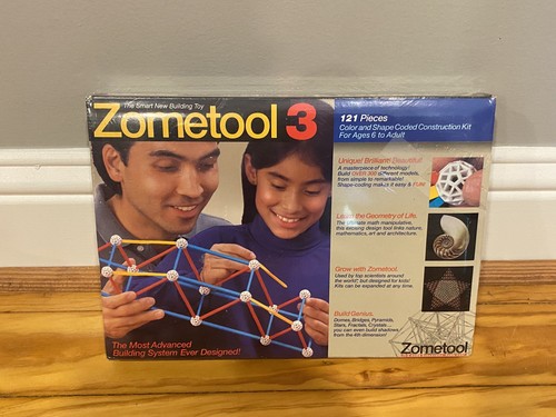 Zometool 3 Construction Kit 121 Pieces Build Domes Bridges Pyramids ...