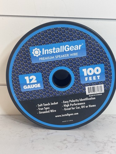 InstallGear 14 Gauge AWG 100ft Speaker Wire True Spec and Soft Touch ...