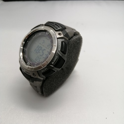 Casio Pathfinder PAW-1100T Titanium Watch Solar Atomic Multiband 5 | eBay