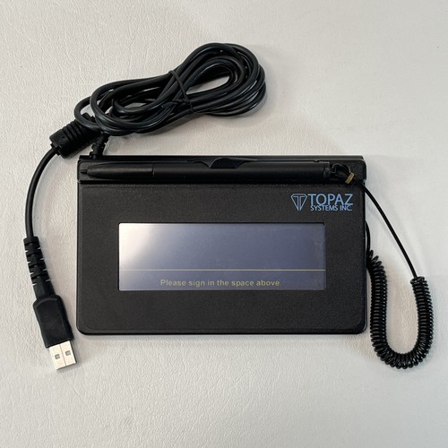 Nice Topaz T-S460-HSB-R Digital Signature Tablet usb | eBay
