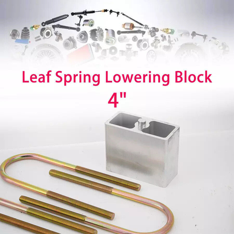 Universal 3" / 4‘’ Drop with U-Bolts & Hardware Leaf Spring Lowering ...