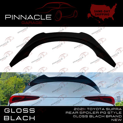 2021+ Toyota Supra Rear Spoiler PG Style Gloss Black Brand New | eBay