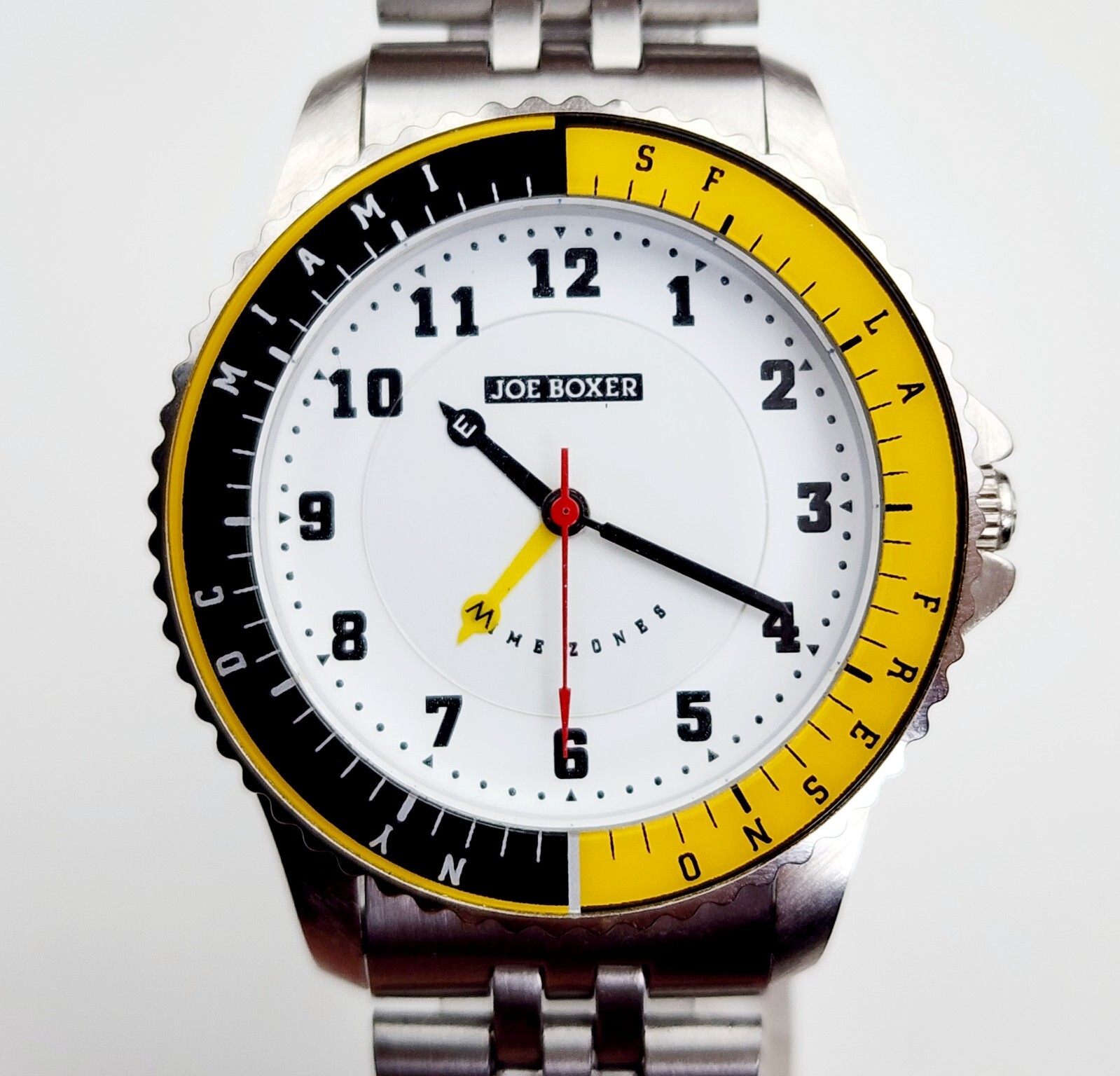 RARE, UNIQUE Men's Vintage 1995 Watch JOE BOXER by TIMEX "Time Zones ...